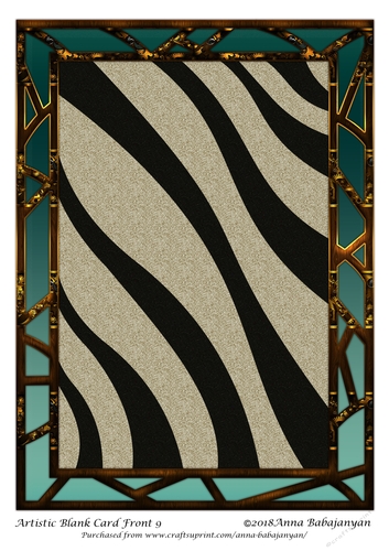 Artistic Blank Card Front 9 - CUP893924_96 | Craftsuprint