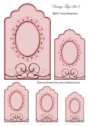 Colourful Christmas Tree Snowy Tags /mini Toppers - CUP127948_96 ...