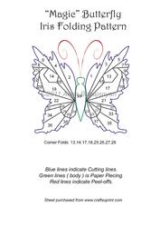Butterflies / Iris Folding Patterns / Card Making