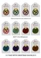 12 Tags with Christmas Baubles 1 - CUP255079_96 | Craftsuprint