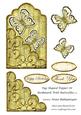 Tag Shaped Topper or Bookmark with Butterflies 5 - CUP306693_96 ...