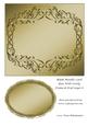 Blank Metallic Card Base with Swirly Frame & Oval Layer 2 - CUP341960 ...