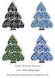 Sticker Christmas Trees Set 1 - CUP380106_96 | Craftsuprint