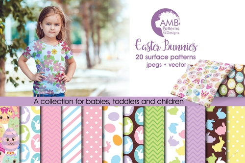 Easter Digital Papers, Easter Egg Hunt Paper, Easter Egghead Paper ...