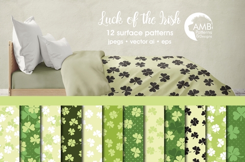 Irish Digital Papers, Luck of the Irish Papers, Saint Patricks Day ...