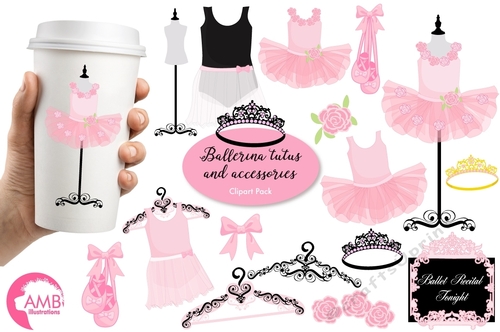 Ballerina clipart, Ballet clipart, ballerina tutus, Pink Ballet ...