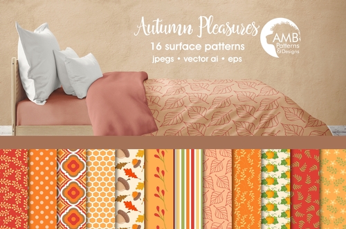 Autumn Digital Papers, Autumn Leaves Paper, Harvest Backgrounds ...