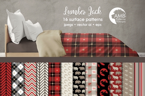 Lumberjack digital paper, lumberjack scrapbook paper, rustic digital ...