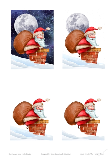 Snowtime Christmas Topper - Roof Top Santa - CUP1180939_100289 ...