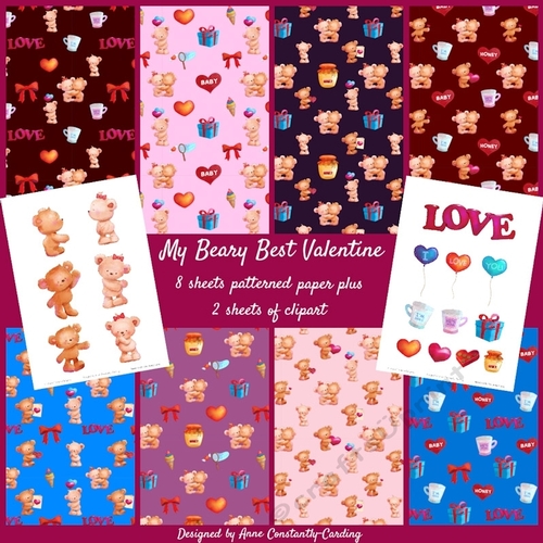 My Beary Best Valentine - CUP1196674_100289 | Craftsuprint