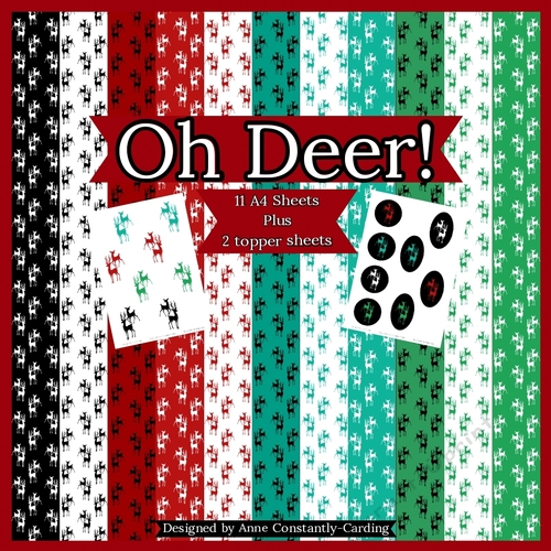 Oh Deer! Papers & Clipart - CUP1261005_100289 | Craftsuprint