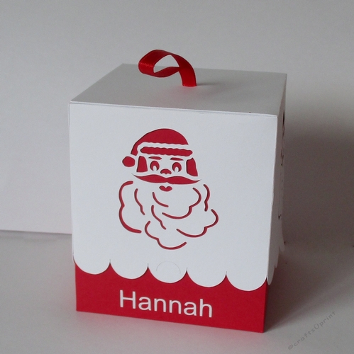 100mm Santa Bauble Box - CUP925813_597 | Craftsuprint