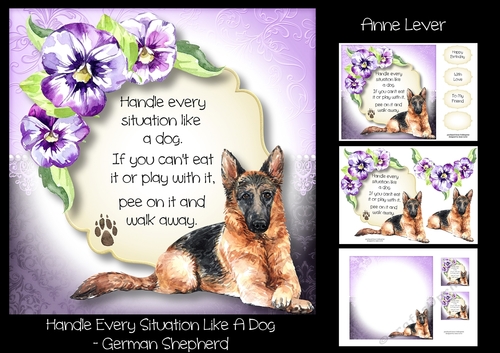 Handle Every Situation Like A Dog - German Shepherd - CUP1034584_1763 ...