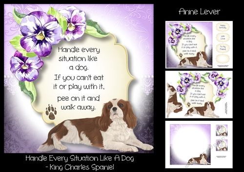 Handle Every Situation Like A Dog - King Charles Spaniel - CUP1034670 ...