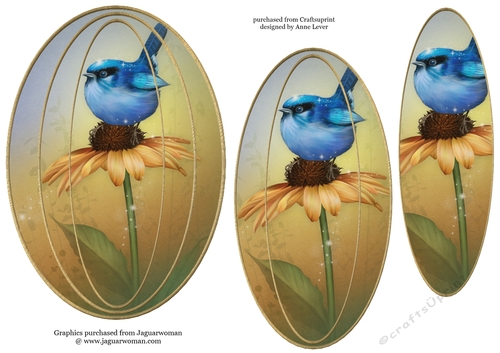 Elongated Oval Stacker - Cone Flower - CUP1038033_1763 | Craftsuprint