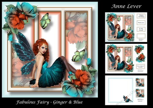 Fabulous Fairy - Ginger & Blue - CUP1039807_1763 | Craftsuprint