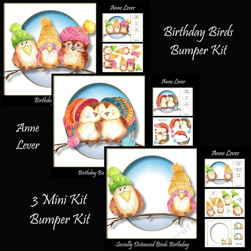 Birthday Birds Bumper Kit - CUP1086735_1763 | Craftsuprint