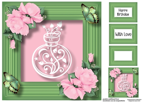 Fairytale Faux Paper Cut - Potion Bottle 8x8 - CUP1114292_1763 ...