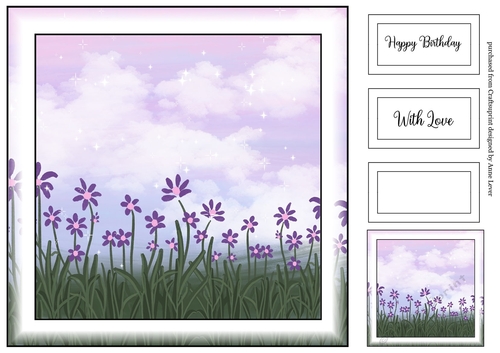 Simple Spring Landscape 6 - CUP1151595_1763 | Craftsuprint