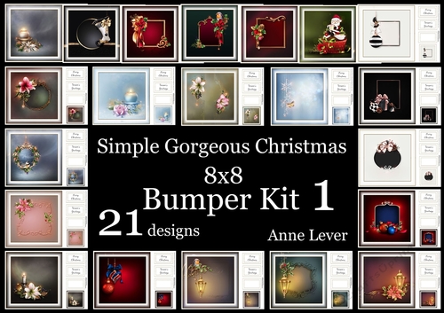 Simple Gorgeous Christmas Bumper Kit 1 - CUP1157947_1763 | Craftsuprint