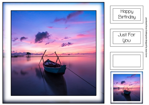 Simple Beach Scene 5 - CUP1158606_1763 | Craftsuprint