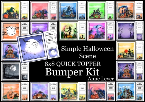 Simple Halloween Scene Bumper Kit - CUP1172763_1763 | Craftsuprint
