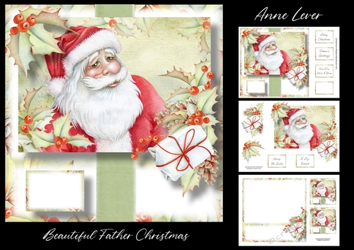 Beautiful Father Christmas - CUP1177845_1763 | Craftsuprint