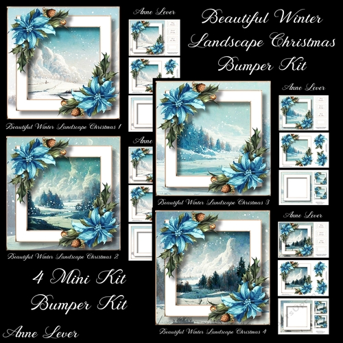 Beautiful Winter Landscape Christmas Bumper Kit - CUP1186090_1763 ...