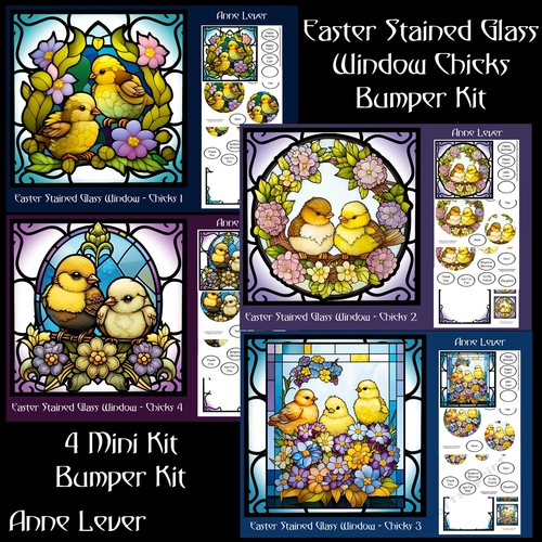 Easter Stained Glass Window chicks Bumper Kit - CUP1203181_1763 ...