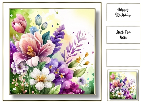 Simple Spring Flowers 2 - CUP1212190_1763 | Craftsuprint