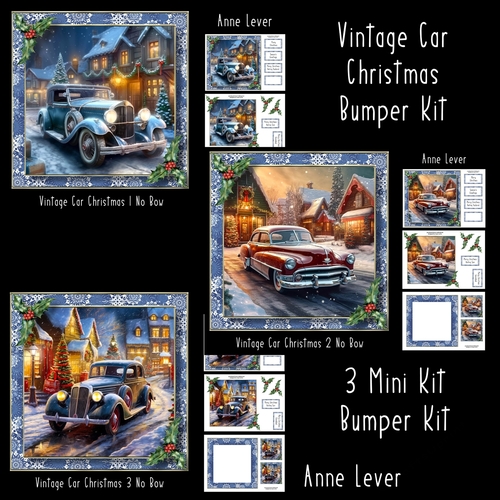 Vintage Car Christmas Bumper Kit - CUP1219668_1763 | Craftsuprint