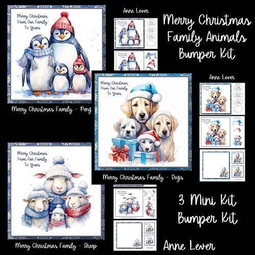 Merry Christmas Family Bumper Kit - CUP1221012_1763 | Craftsuprint