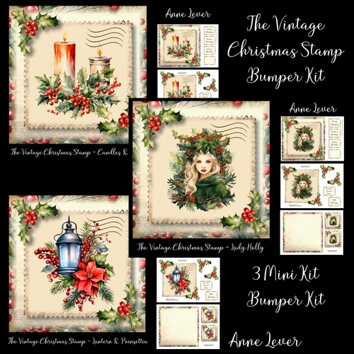 The Vintage Christmas Stamp Bumper Kit - CUP1223478_1763 | Craftsuprint