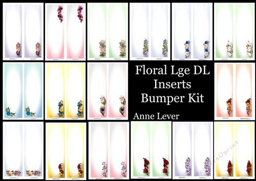 Floral Lge DL Inserts Bumper Kit (Request) - CUP1238386_1763 | Craftsuprint