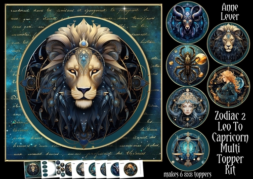Zodiac 2 - Leo To Capricorn - Multi Topper Kit - CUP1256025_1763 ...