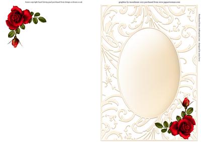 Red Roses Insert - CUP370054_1763 | Craftsuprint