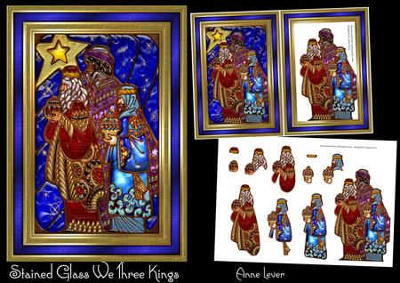 Stained Glass We Three Kings Mini Kit - CUP470176_1763 | Craftsuprint