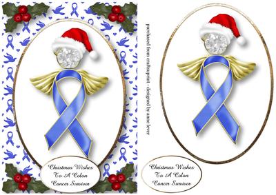 Christmas Wishes to a Colon Cancer Survivor - CUP475397_1763 | Craftsuprint