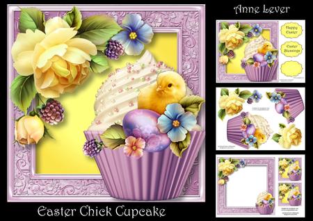 Easter Chick Cupcake Mini Kit - CUP600775_1763 | Craftsuprint