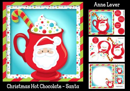Christmas Hot Chocolate - Santa - CUP637863_1763 | Craftsuprint