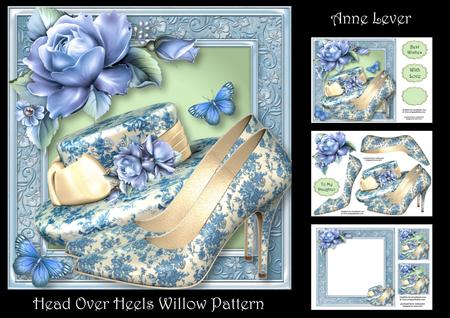 Head Over Heels Willow Pattern - CUP643224_1763 | Craftsuprint