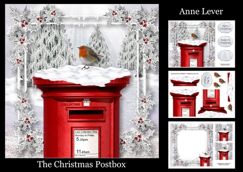 The Christmas Postbox - CUP645255_1763 | Craftsuprint
