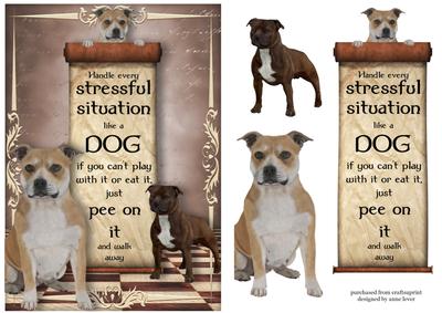 Handle Every Stressful Situation Like a Dog - bull Terrier - CUP646386 ...