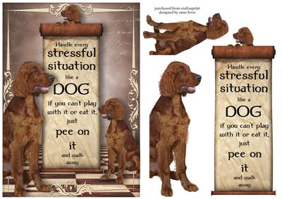 Handle Every Stressful Situation Like a Dog - red Setter - CUP646393 ...