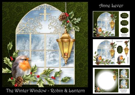 The Winter Window - Robin & Lantern - CUP647404_1763 | Craftsuprint