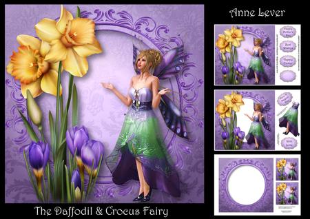The Daffodil & Crocus Fairy - CUP664414_1763 | Craftsuprint