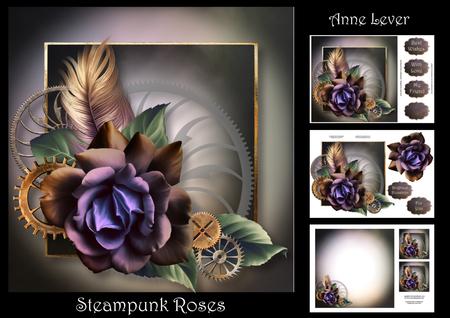Steampunk Rose - CUP679671_1763 | Craftsuprint