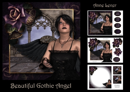 Beautiful Gothic Angel - CUP743568_1763 | Craftsuprint
