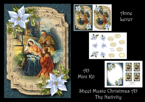 Sheet Music Christmas A5 - The Nativity - CUP810737_1763 | Craftsuprint