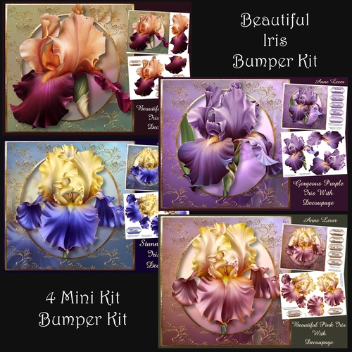 Beautiful Iris Bumper KIt - CUP884400_1763 | Craftsuprint